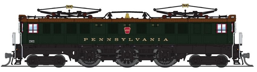 Broadway Limited Imports N 3954 PRR P5a Boxcab with Paragon4 Sound/DC ...