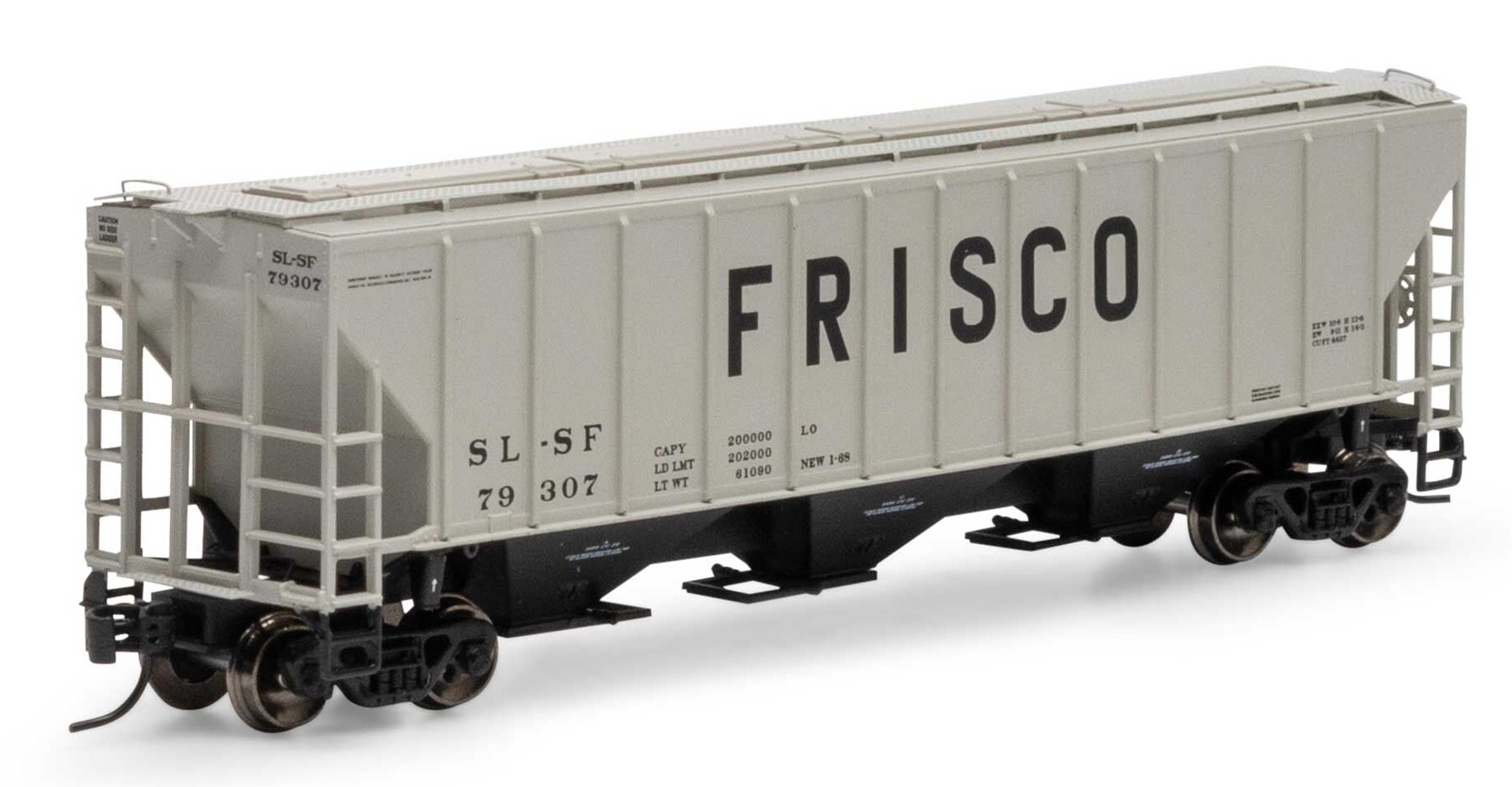 Athearn N ATH27407 PS 4427 Covered Hopper Frisco SL-SF #79307