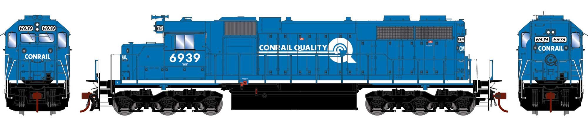 Athearn RTR HO ATH88643 DCC Ready EMD SD38 Locomotive Conrail 'Quality ...