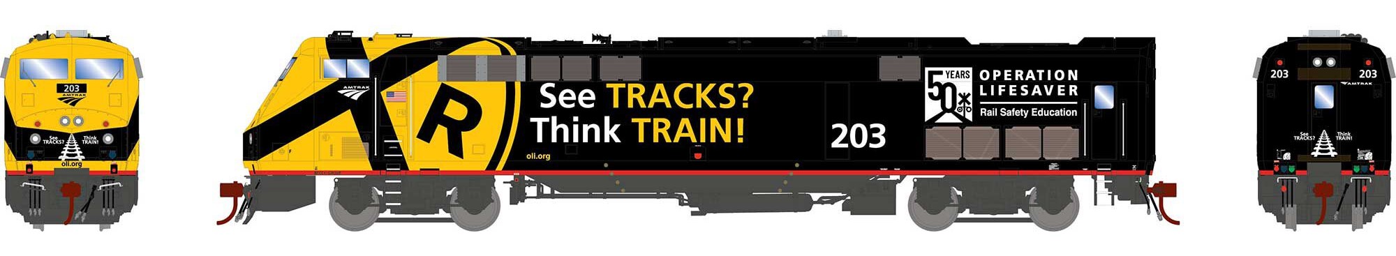 Athearn Genesis HO ATHG81337 DCC/Tsunami 2 Sound Equipped GE P42DC Locomotive Amtrak 'Operation ...