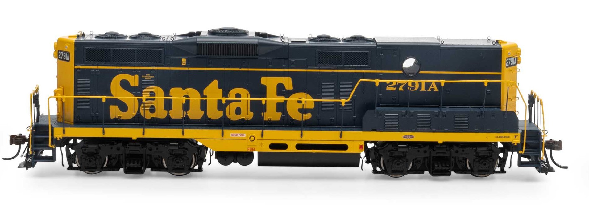 Athearn Genesis HO ATHG82709 DCC/Tsunami 2 Sound Equipped EMD GP7B Locomotive Santa Fe ATSF #2791A