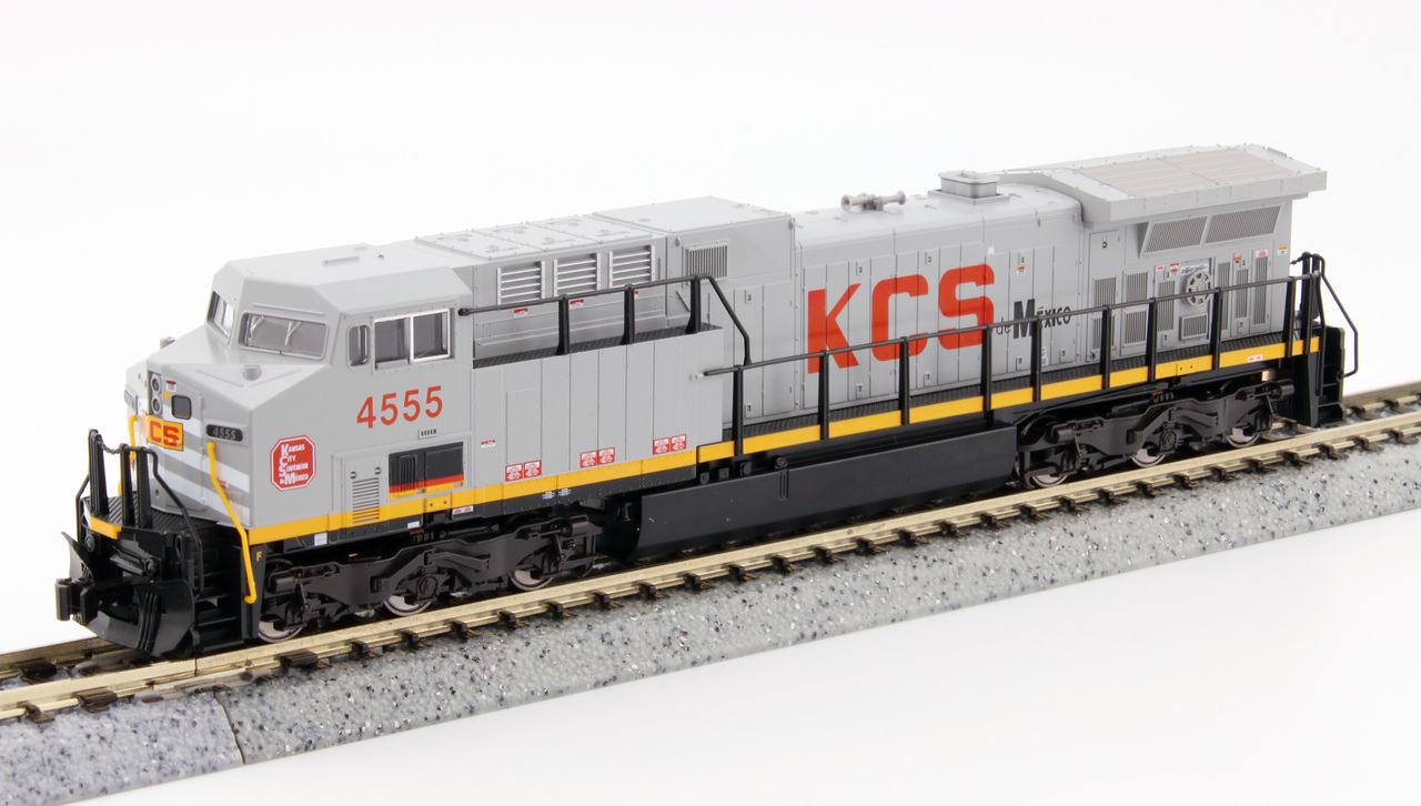 Kato N 176-7046 DCC Ready GE AC4400CW Locomotive Kansas City Southern ...