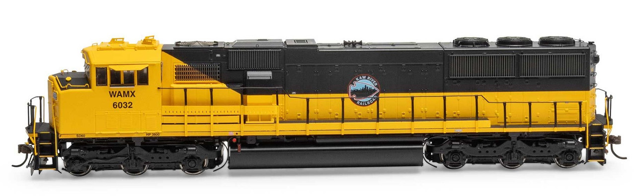 Athearn Genesis HO ATHG75644 DCC/Tsunami 2 Sound Equipped EMD SD60M 'Tri-Clops' Locomotive WAMX ...