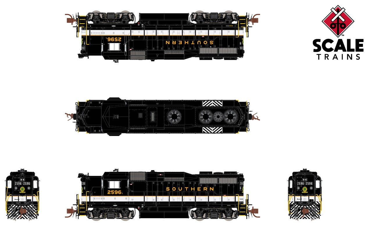 ScaleTrains Rivet Counter N SXT39992 DCC Ready EMD GP30 Locomotive Southern/Dulux "Full ...