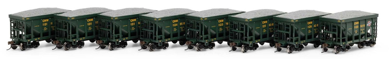 Athearn Roundhouse HO RND-1171 24' Ore Car with Load CNW 8-Pack #2