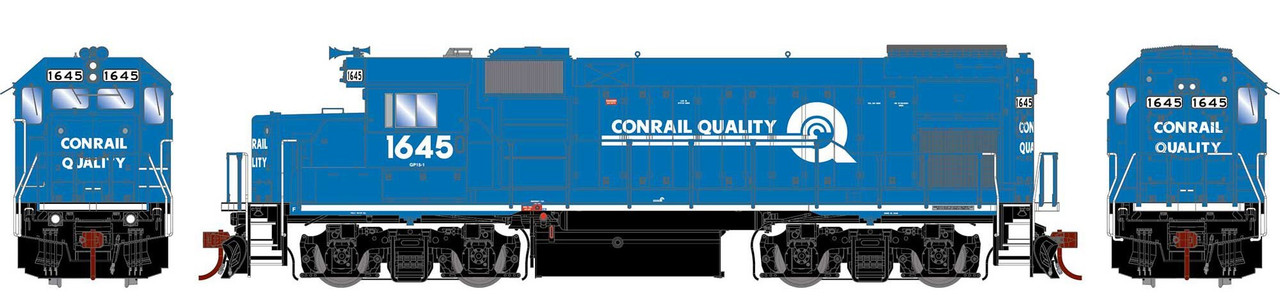 Athearn Genesis HO ATHG13339 DCC/Tsunami2 Sound Equipped EMD GP15T Locomotive Conrail CR #1645