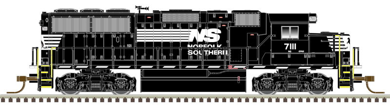 Atlas Master Silver Series N 40004906 DCC Ready EMD GP60 Locomotive Norfolk Southern NS #7111