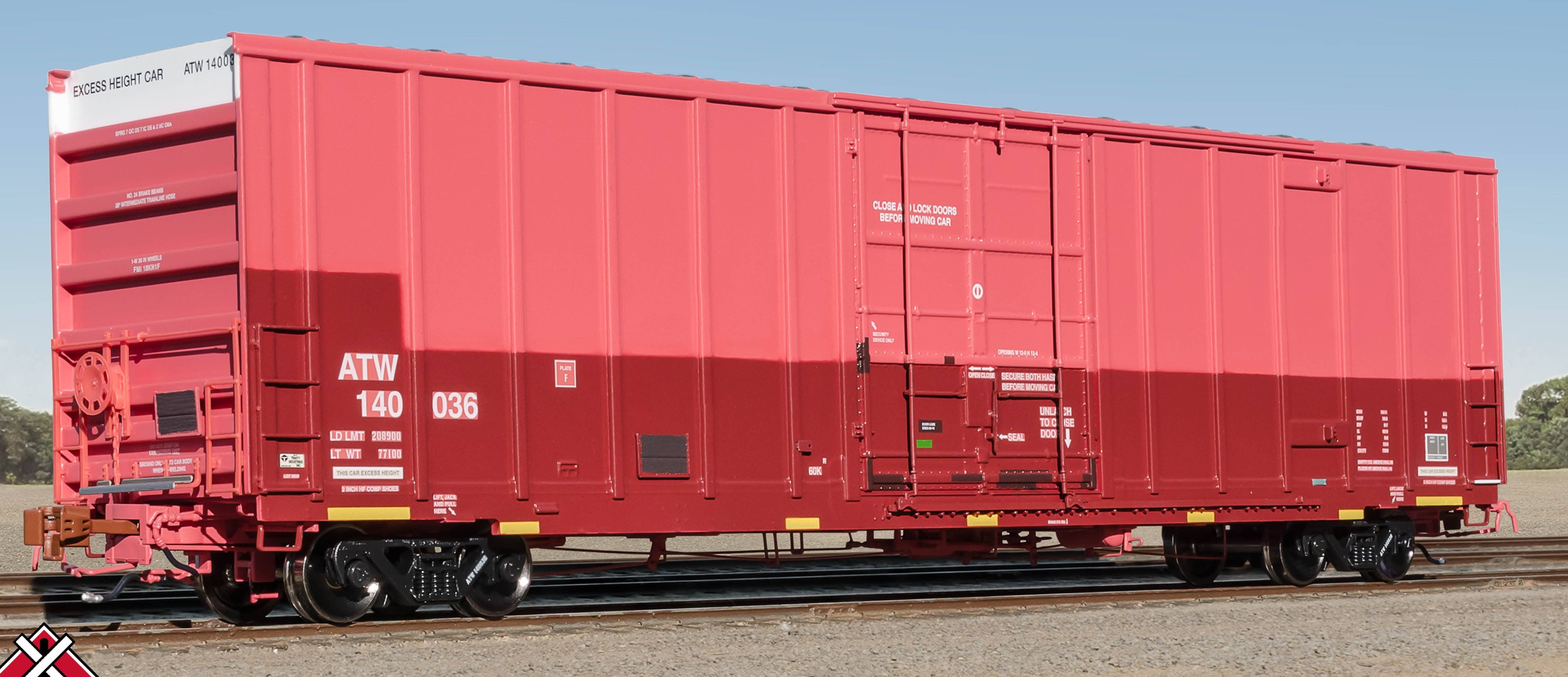 ScaleTrains Rivet Counter HO SXT40991 Trinity 60' 7500 12' Plug-Door ...