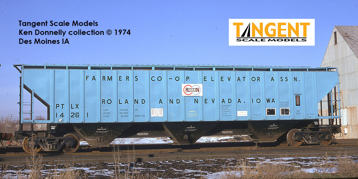 Tangent Scale Models HO 20078-03 PS4750 Covered Hopper Pullman ...