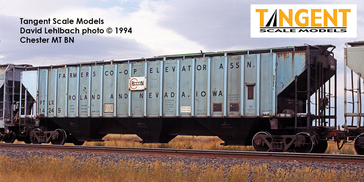 Tangent Scale Models HO 20078-03 PS4750 Covered Hopper Pullman ...