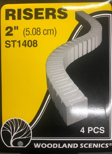 Woodland Scenics ST1408 Risers - 2 inch
