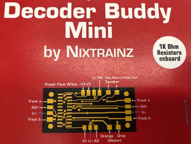 Nixtrainz HO Decoder Buddy Mini Motherboard 1 per Pack