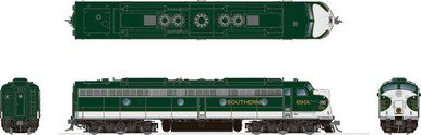 Rapido Trains Inc HO 28034 DCC Ready EMD E8A Southern 'Crescent Scheme' SOU #2925R