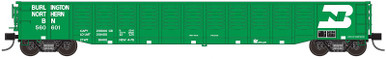 Trainworx N 25211-20 Corrugated 52' 6" Gondola Car Burlington Northern ...