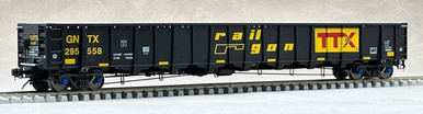 Aurora Miniatures HO 309010 National Steel Car 3650 cf 66’ ‘Railgon’ Gondola GNTX #295589