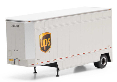 Athearn HO ATH90210 28' Drop Sill Trailer UPS 'with Shield' UPSZ #293734