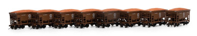 Athearn Roundhouse HO RND-1162 24' Ore Car with Load DMIR 8-Pack #1