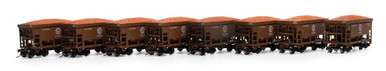 Athearn Roundhouse HO RND-1163 24' Ore Car with Load DMIR 8-Pack #2
