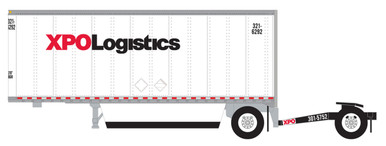 Trainworx N 42891-02 28' Pup Van Trailer with Converter Dolly XPO ...