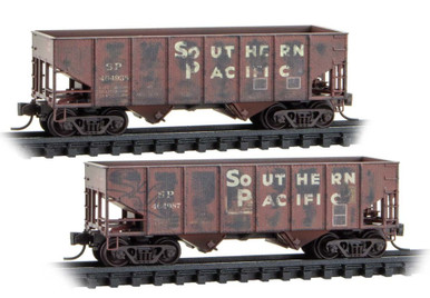 Micro Trains Line N 983 05 094 33' Twin Bay Hoppers Weathered Southern ...