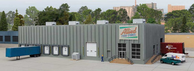 Walthers Cornerstone N 933-3864 Concrete Grocery Warehouse - Kit