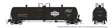 Rapido Trains Inc HO 135014 Procor 20K gal Tank Car Irving Oil NCTX 6-Pack