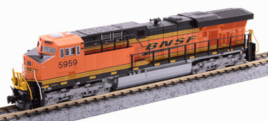 Kato N 176-8959 DCC Ready GE ES44AC GEVO Locomotive BNSF Railway Swoosh scheme BNSF #5959