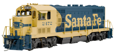 Rapido Trains Inc HO 70119 DCC Ready Santa Fe CF7 Locomotive w/Round ...
