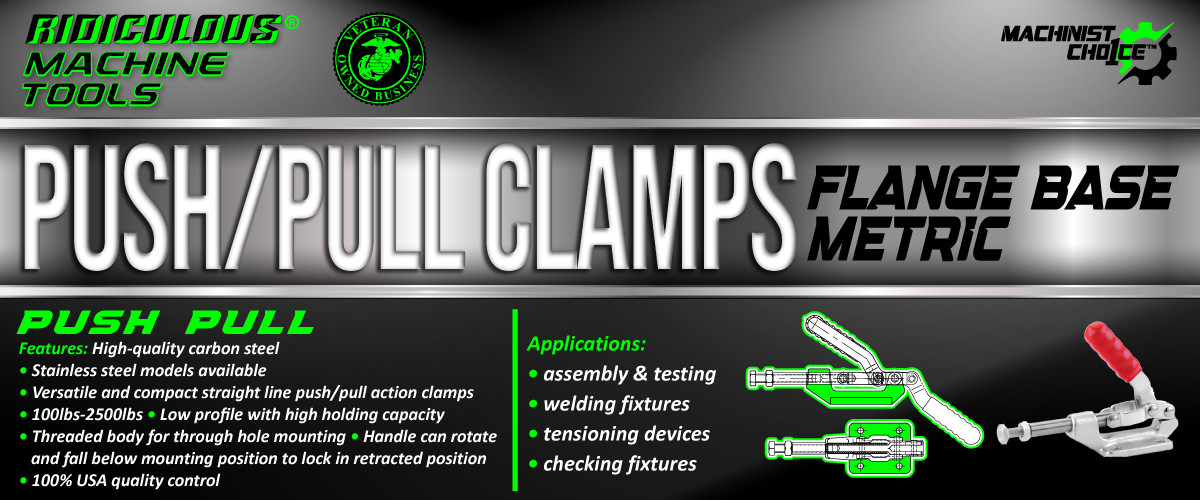 600LBS High Quality Push-pull Straight Line Metric Toggle Clamps