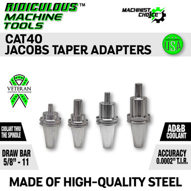CAT40 JACOBS Taper Adaptor