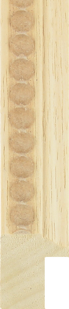 Carmen 20mm Unfinished Obeche Beaded BASICS Wood Moulding