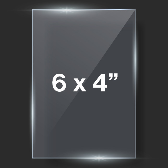 6x4" Photo Frame Glass