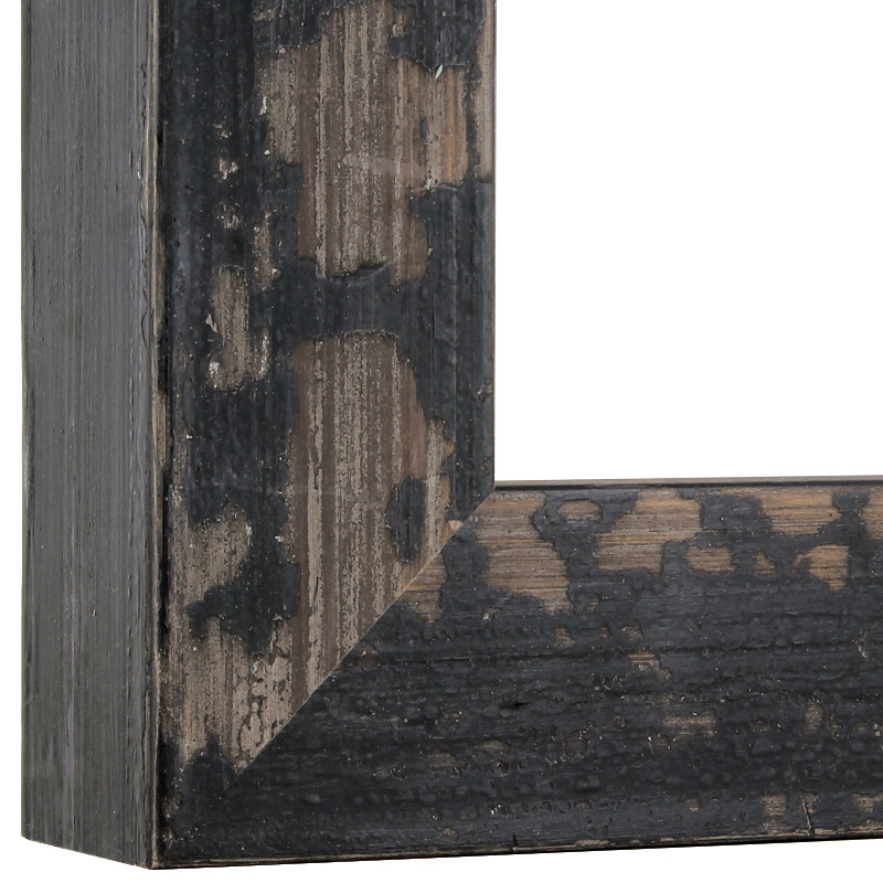 Buy 44mm Black / Brown Paint Splatter Wood Moulding | Mainline Mouldings
