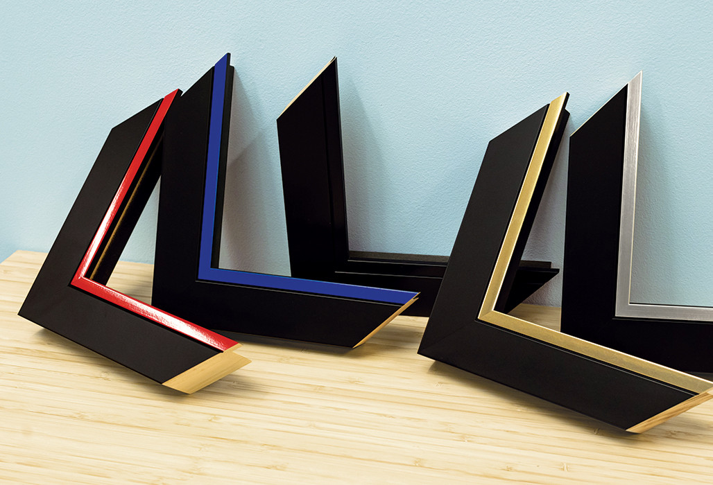 Buy 45mm Matt Black Edge Wood Moulding | Mainline Mouldings