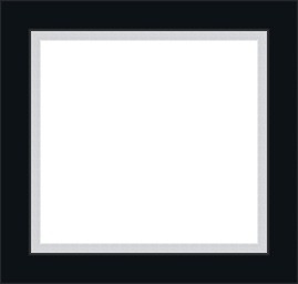 Buy Edge Matt Black Silver Edge Frame Online | Mainline Mouldings