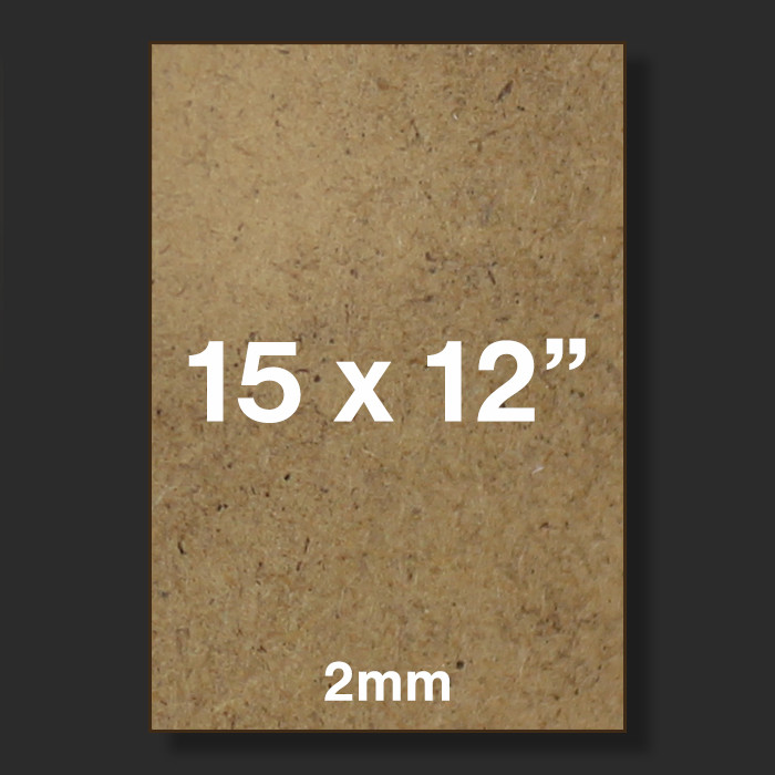 15x12" MDF Picture Frame Backing Board