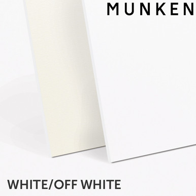 Buy FSC MUNKEN 2mm Duo Cream White Core Mountboard | Mainline Mouldings Ltd