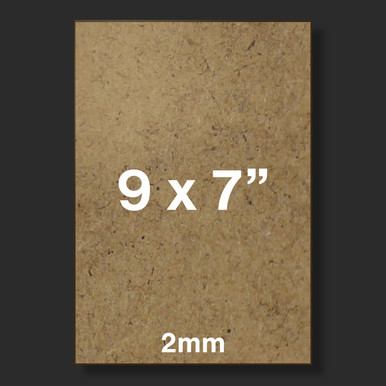 9x7" MDF Picture Frame Backing Board