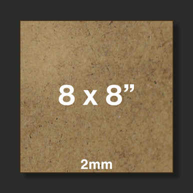 8x8" MDF Picture Frame Backing Board