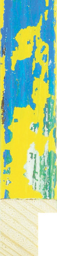 Buy 20mm Yellow Paint Splatter Wood Moulding | Mainline Mouldings