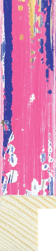 Buy 20mm Pink Paint Splatter Wood Moulding | Mainline Mouldings