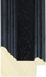 Buy 53mm Fletcher Black Picture Frame Moulding Online | Mainline Mouldings