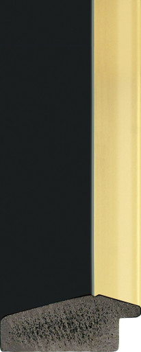Matrix 36mm Black Gold Edge BASICS Polcore Moulding