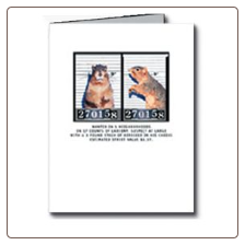 Mug Shot Card