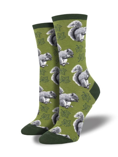 Nuts about Fall Squirrel Socks