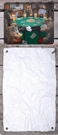 Squirrels Playing Poker Squirrel Notepad