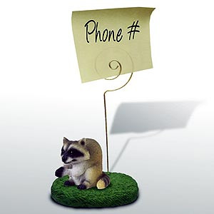 Raccoon Note Holder
