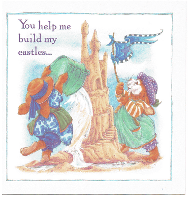 Friendship Card Build Castles