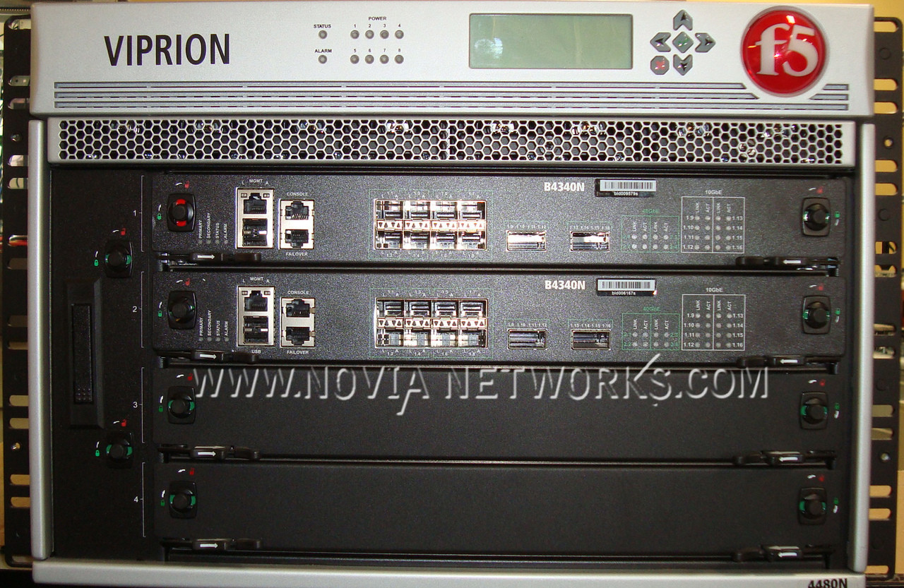 F5 VIPRION Chassis | F5-VPR-LTM-C4480-DCN | Novia Networks