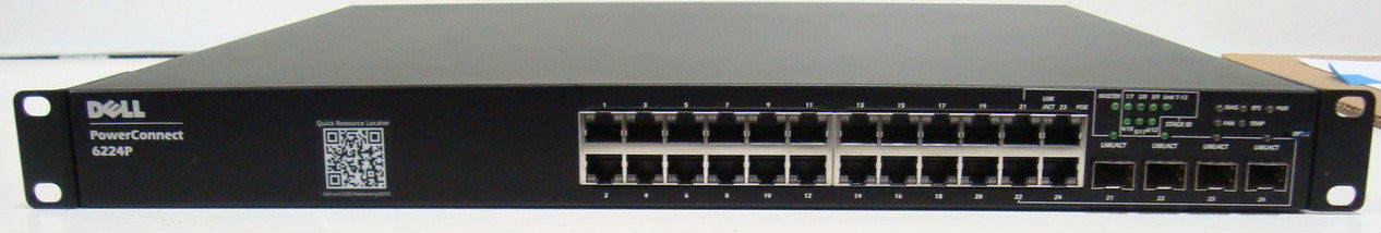 Dell PowerConnect 6224P | Switch W/24 Gigabit 24-Ports | Refurbished